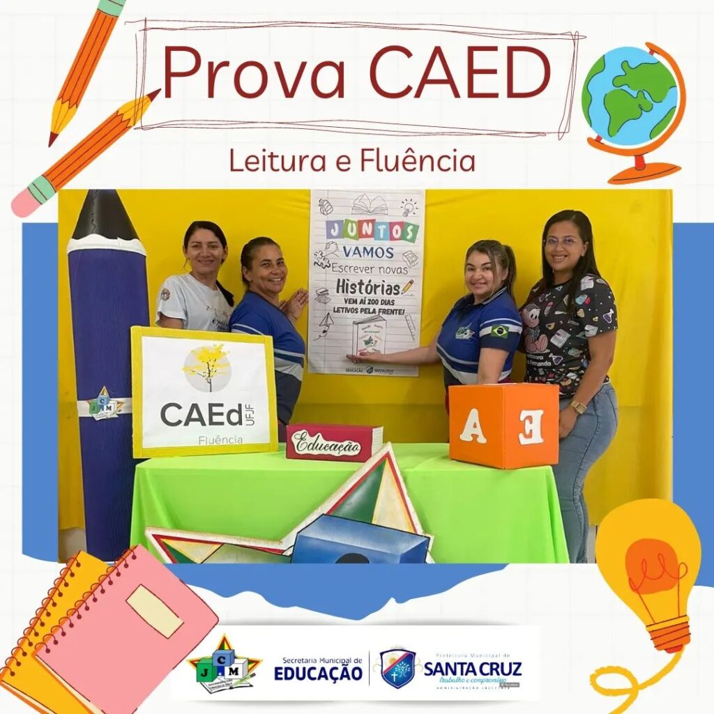 Prova do CAED Leitura e Fluência com os alunos dos 2° anos ...